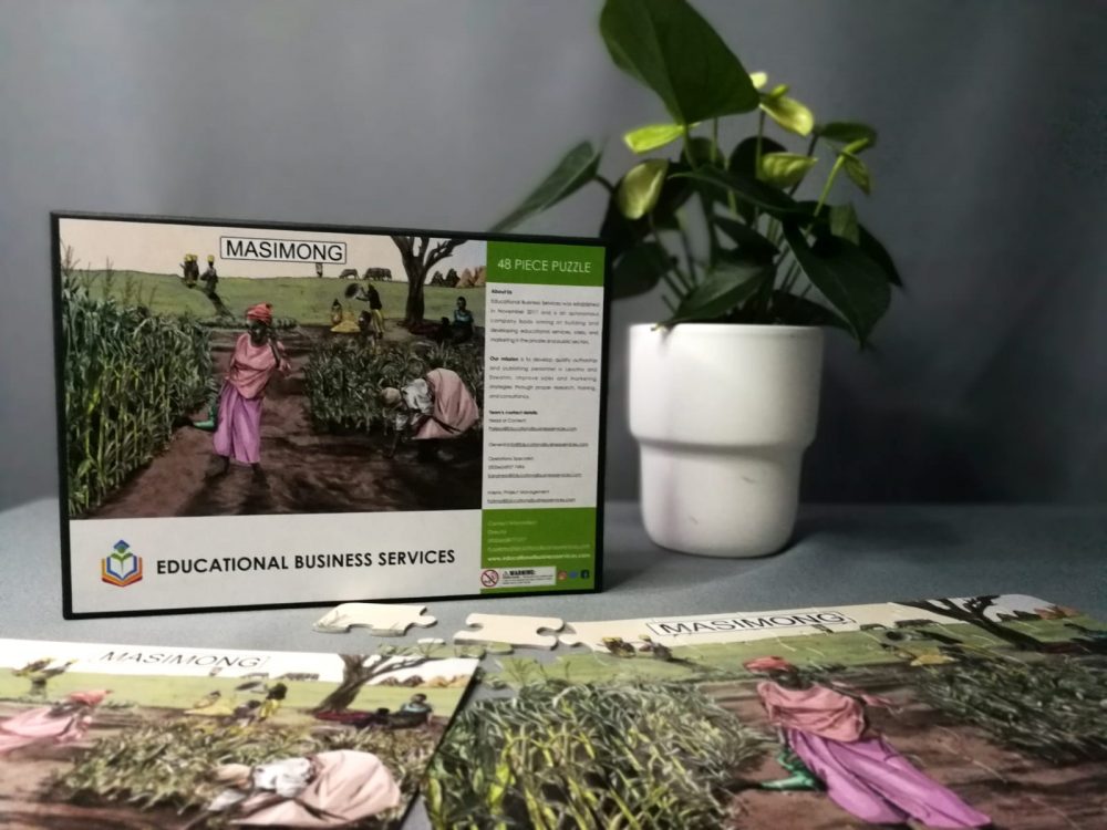 Sesotho Construction Puzzles for Kids and Learners from EBS